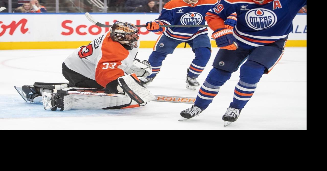 Oilers breathing easier after snapping skid with 4-3 OT win over Flyers