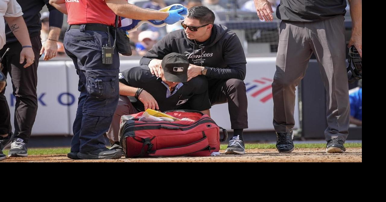 Injured umpire Nick Mahrley sidelined through at least Sunday