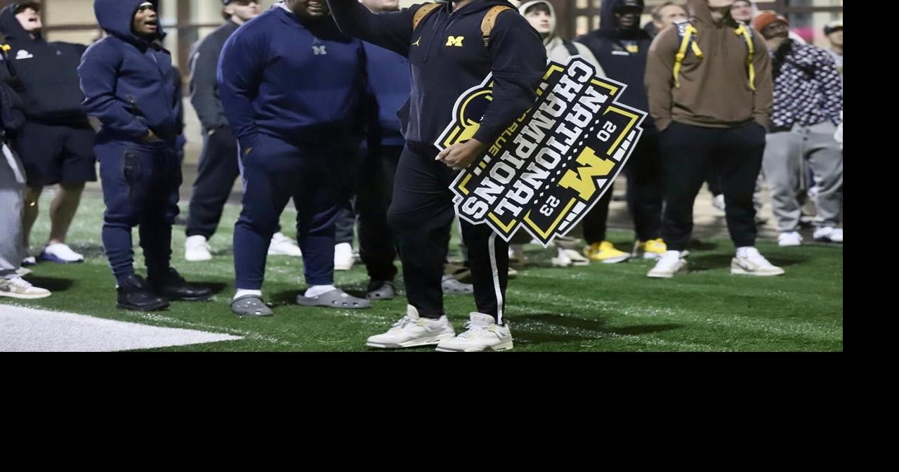 Michigan Wolverines return home to screaming fans after victory over ...
