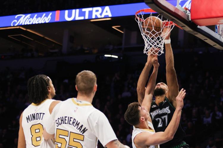 Edwards caps 39-point performance with unlikely 3 as Timberwolves hold ...
