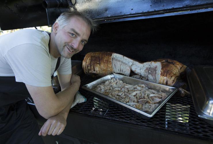 Berkshire pigs roasted five ways at Whole Hog BBQ