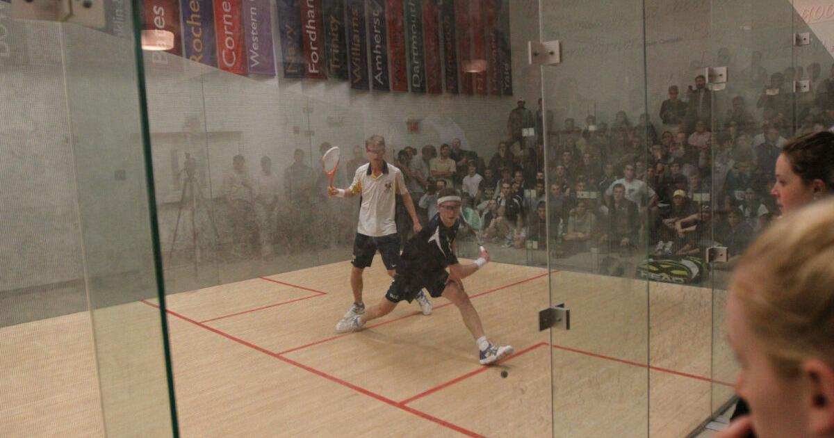 Yale beats Trinity College in men’s squash, ending 14-year winning streak