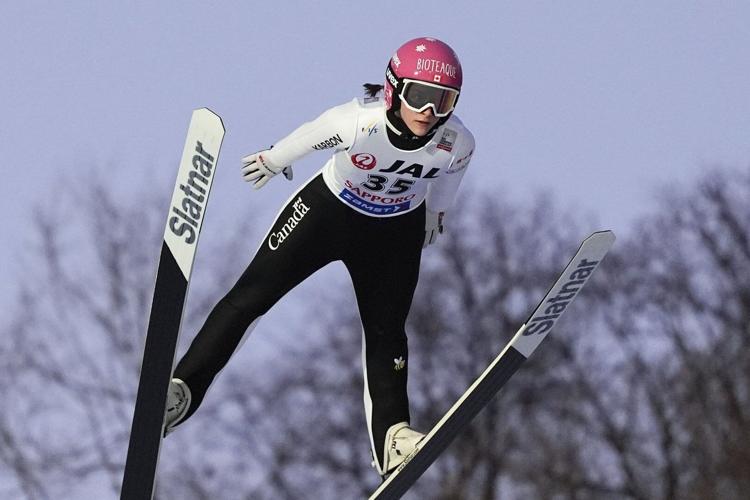 Canada's Abigail Strate earns silver at ski jumping World Cup as ...