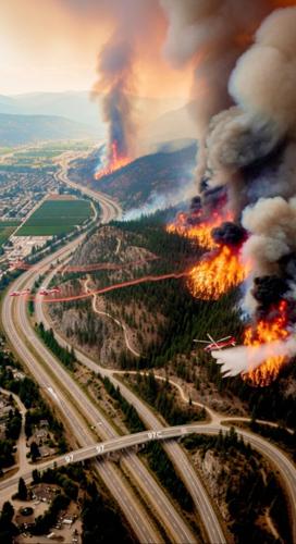 Is that a real photo of a forest fire, or just 'AI slop'?