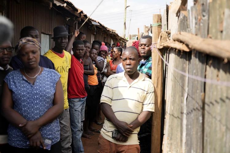 A man lies in a Kenya morgue. His family says he’s one of at least 35 ...
