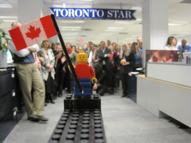 Where are they now: Kids behind sky-high Lego Man are all grown up, almost