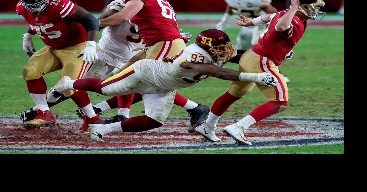 Tight hamstring sidelines Washington tackle Jonathan Allen