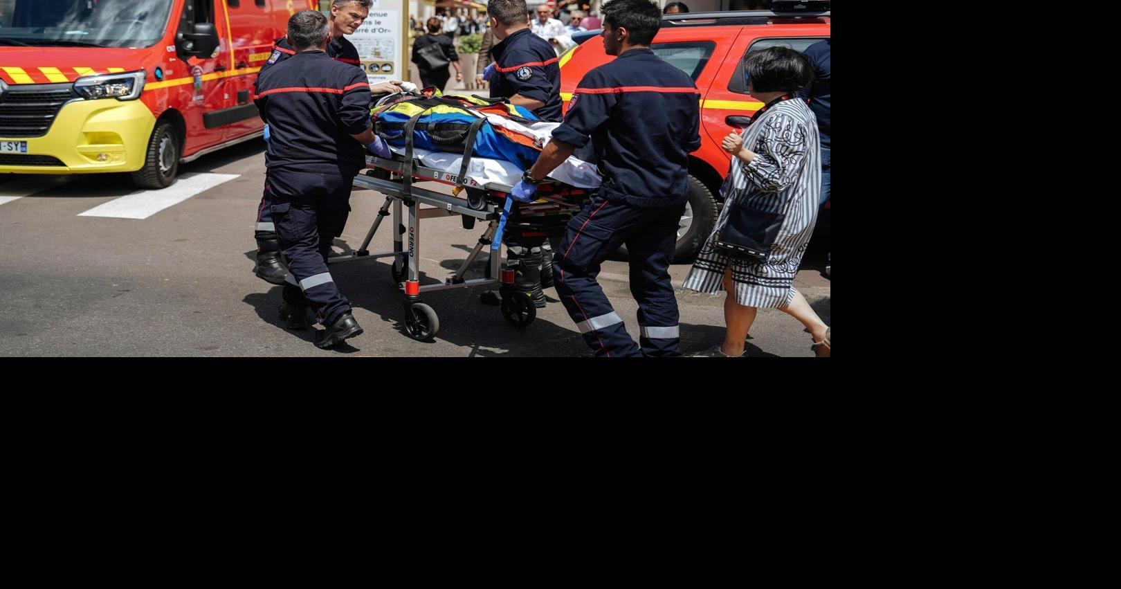 Palm tree falls on a person at Cannes Film Festival