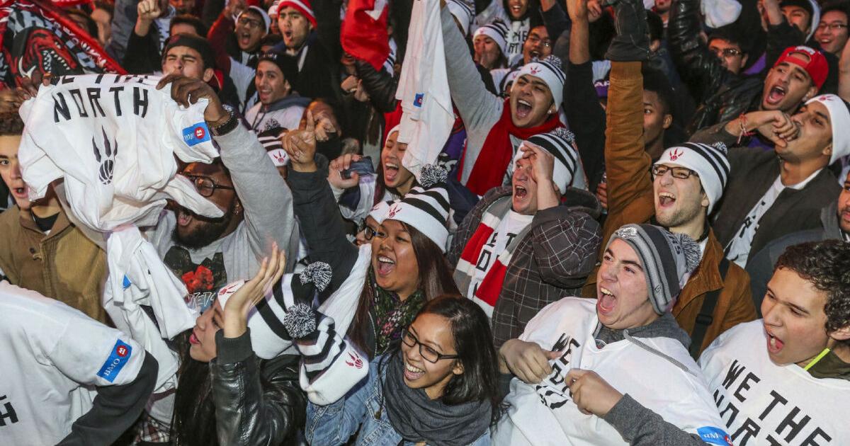 ‘Jurassic Park’ set for party as Raptors supporters descend on fan zone