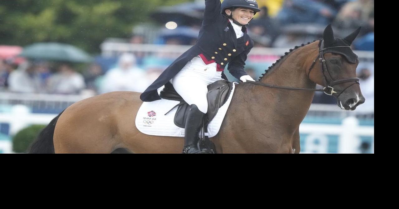 British rider Collett sets Olympic eventing record at Paris Games with ...