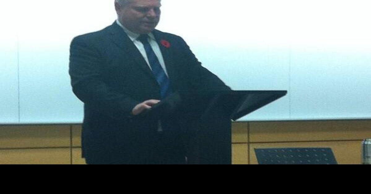 Doug Ford speaks frankly to journalism class as Rob Ford prepares to ...