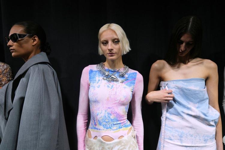 Diesel ditches the runway to present latest collection on models inside ...