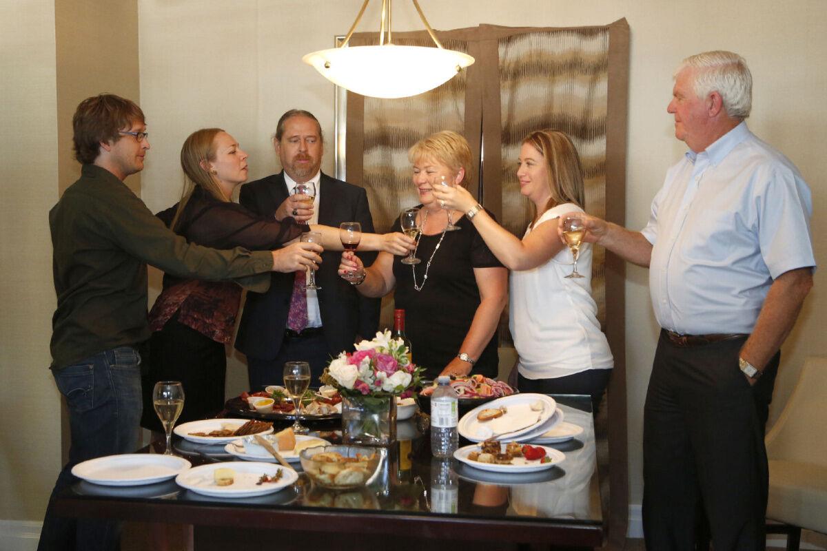 The stabber, the victim, the lost son, and the wedding