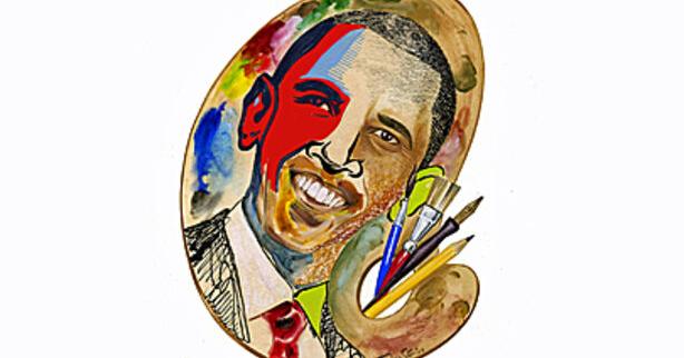Barack Obama, art icon