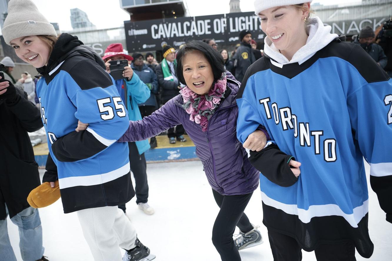 Olivia Chow’s skating party cut short by Gaza war protest