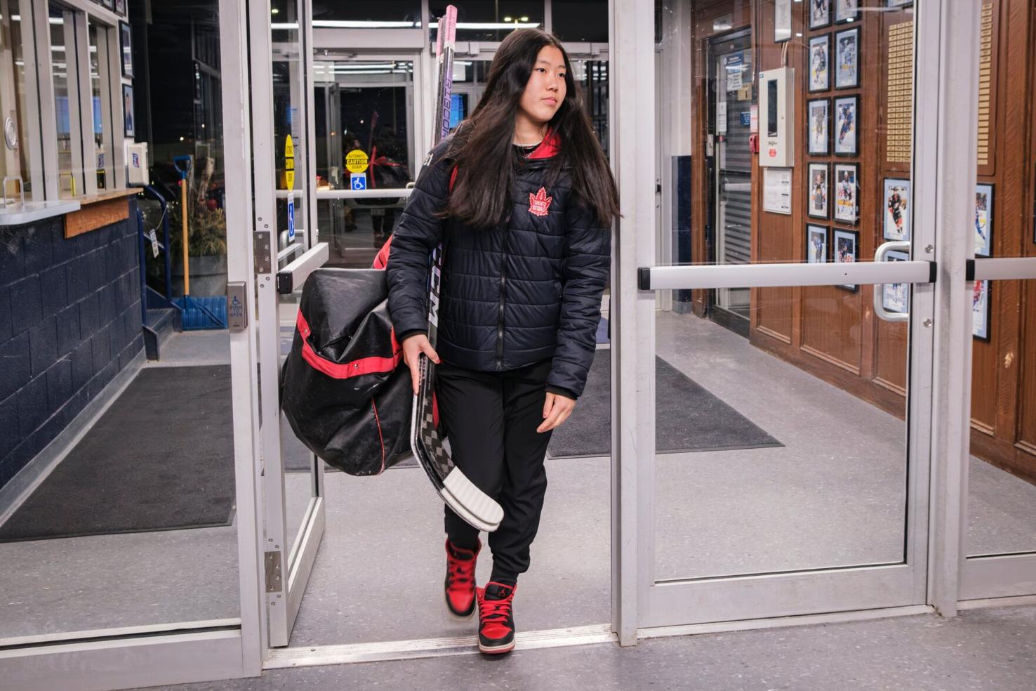 Is it better for girls to play minor hockey with boys?