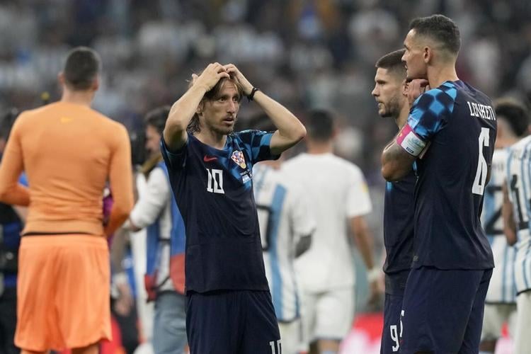 Modric shares World Cup stage with Lionel Messi in loss