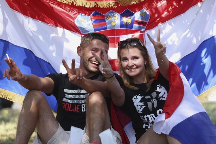 Controversial right-wing singer Marko Perkovic draws tens of thousands to Zagreb concert