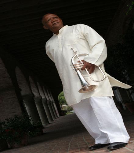 Hugh Masekela puts down his trumpet, speaks his mind