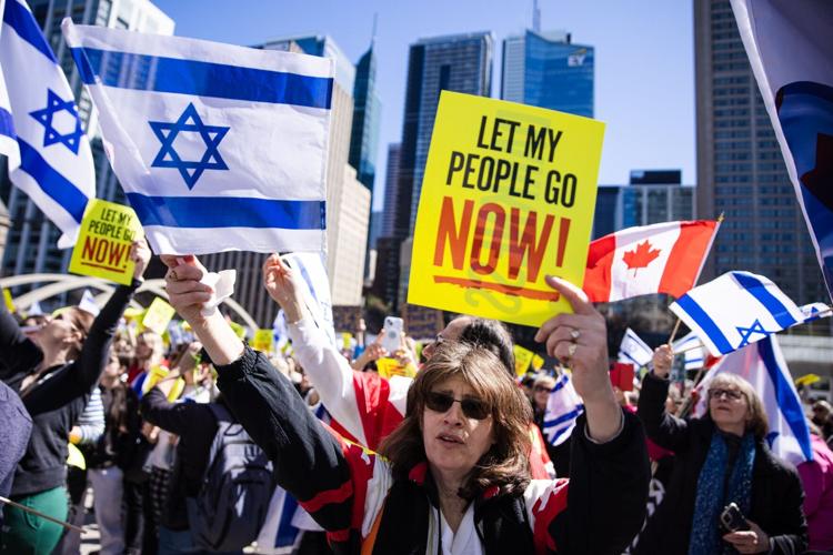 Toronto pro-Israel rally calls for release of hostages