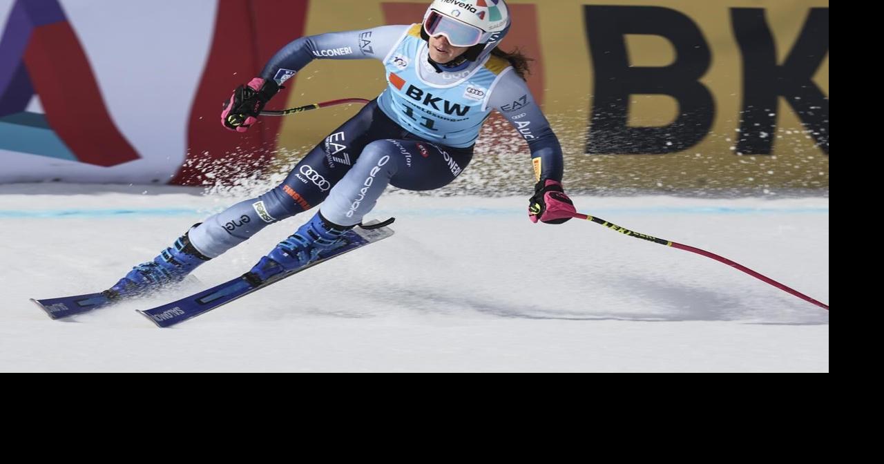 Austrian skier Venier wins women's World Cup super-G. Overall leader ...