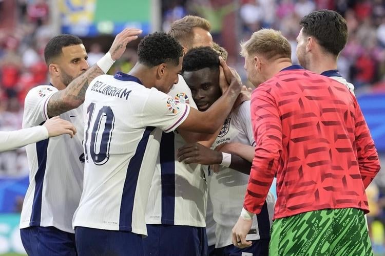 Bukayo Saka gets penalty-shootout redemption at Euro 2024, three years ...