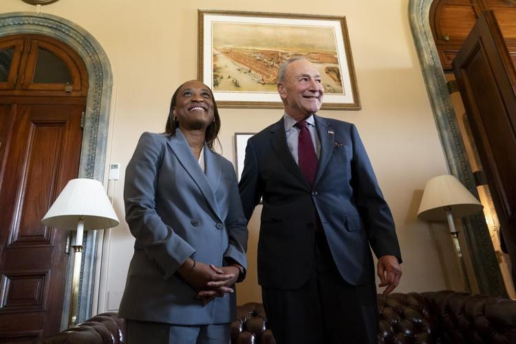 Laphonza Butler sworn in as third Black female senator in U.S. history ...