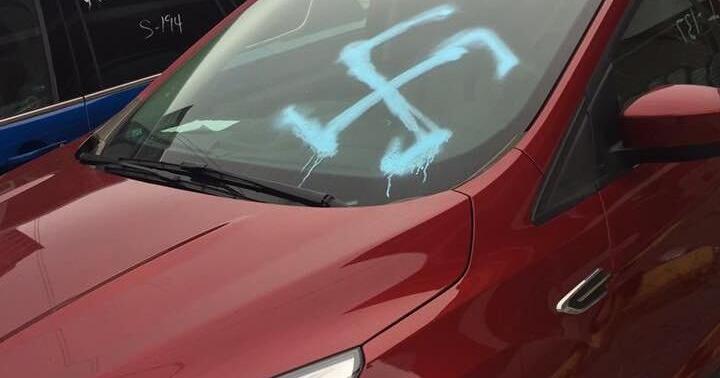 The ‘psychological torment’ behind slurs and symbols etched onto walls