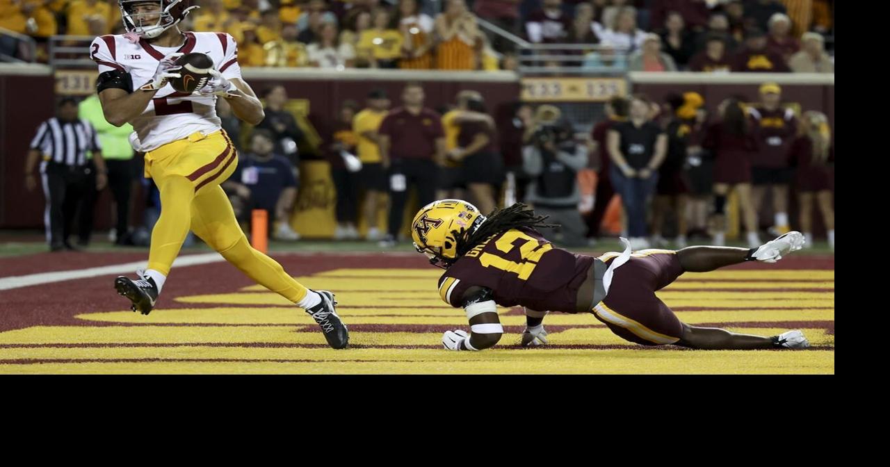 Minnesota upsets No. 11 USC 24-17 on Brosmer's 4th-and-goal sneak with ...