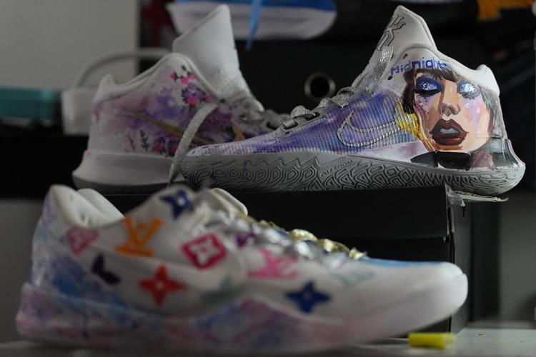 Cal guard Jayda Noble paints custom shoes to express her artistic side ...
