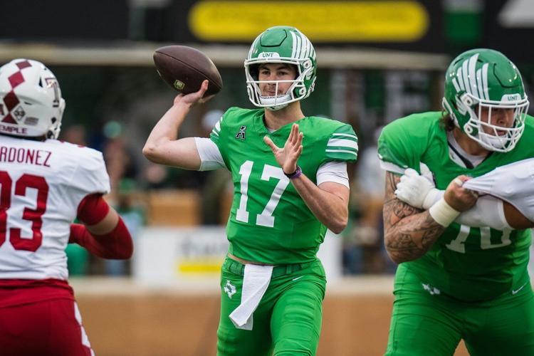 Drew Mestemaker leads No. 21 North Texas over Temple 52-25 for spot in ...
