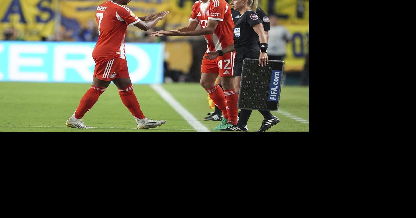 Jamal Musiala back at training for Bayern Munich at Club World Cup ...