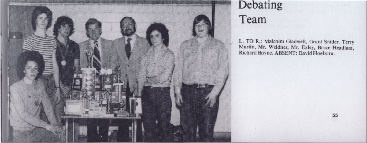 Malcolm Gladwell’s high school teacher inspired many other greats