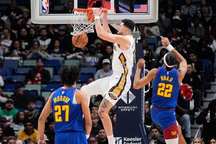 Murray, Watson help Nuggets beat Pelicans 122-116