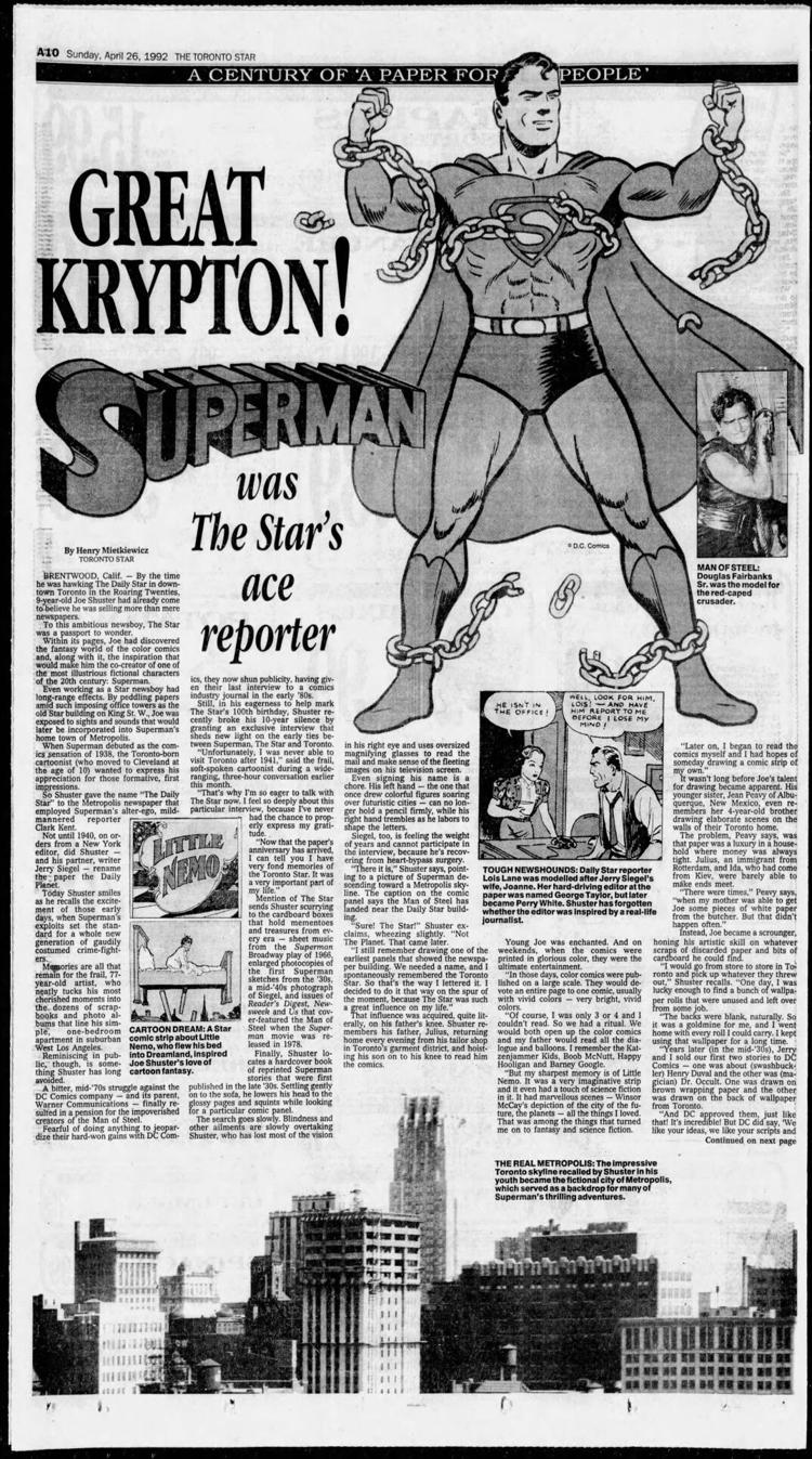 Superman: How Toronto helped make the Man of Steel