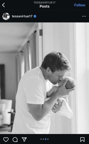 Tessa Virtue and Morgan Rielly have had their first child