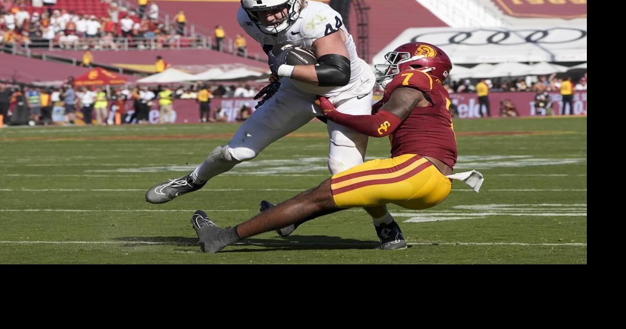 AP Player of the Week: Penn State's Tyler Warren set TE receiving ...