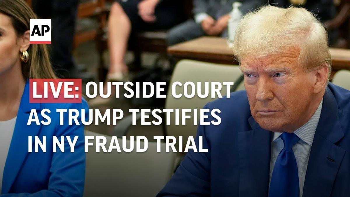 Donald Trump testifies in financial fraud trial