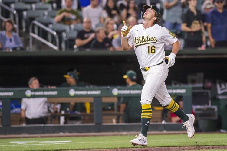 O'Hoppe hits 2 of Angels' 4 homers in 6th straight win, 10-5 over Athletics