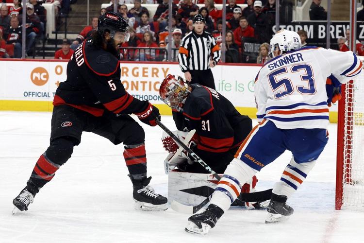 Henrique, Perry help Oilers beat Hurricanes 3-1 to snap 5-game skid