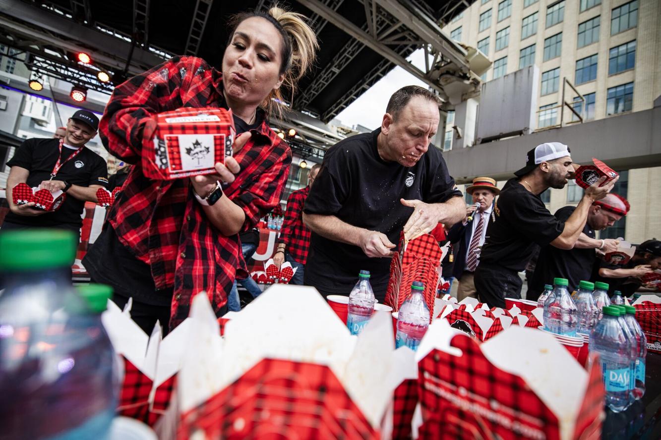 Eating 28 lbs of poutine? Joey Chestnut spills his secrets