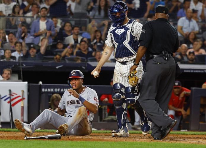 Stanton hits 451-foot homer, drives in 5 runs as Yankees beat Nationals 5-1