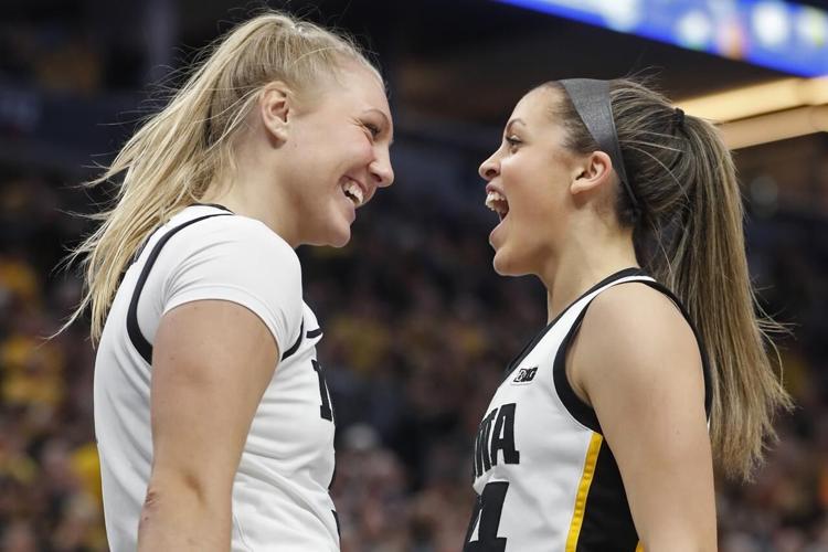 Clark gets triple-double as Iowa blows out OSU for B10 title