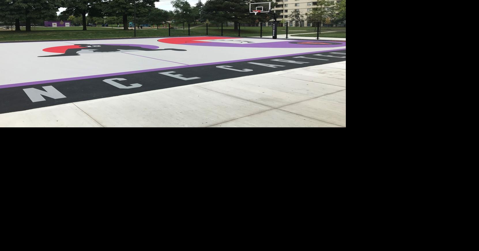 Raptors redo Vince Carter court in Toronto’s Dixon Park