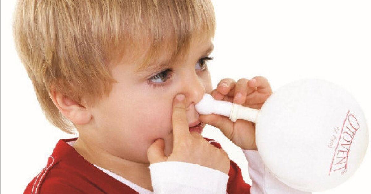 Inflating balloon through nose can correct otitis media in children
