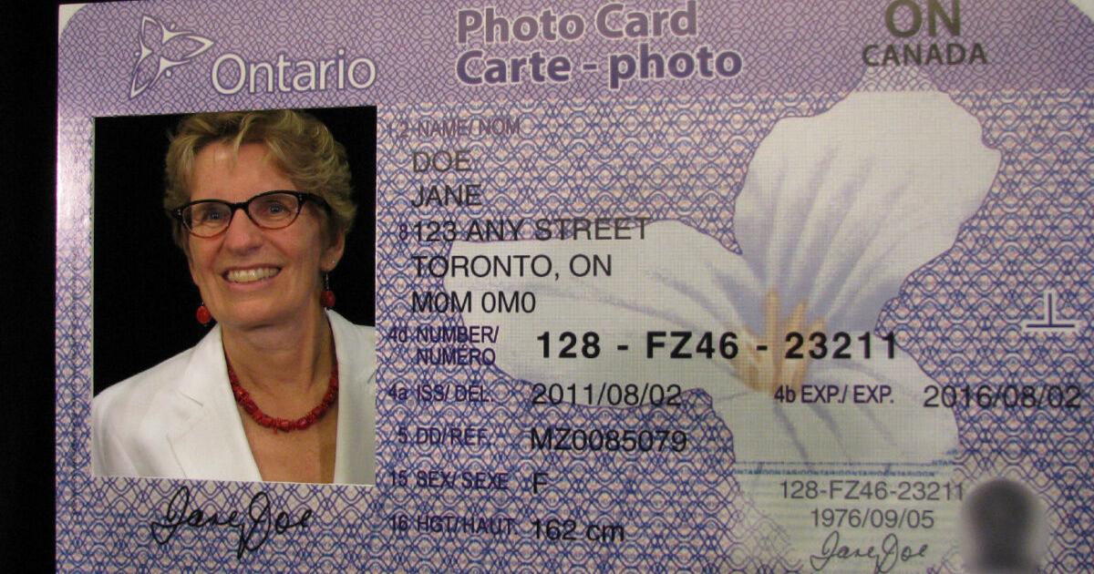 Ontario to launch new photo identification card