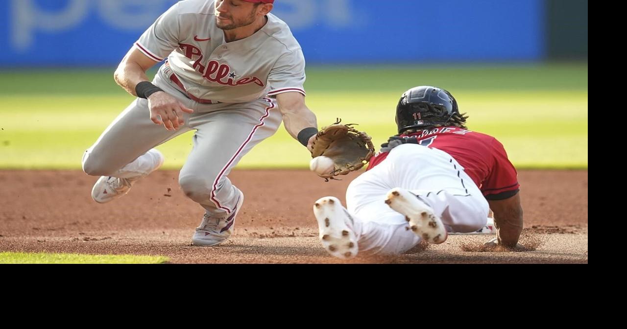Bryce Harper makes impression at first, but Phillies fall to Guardians ...