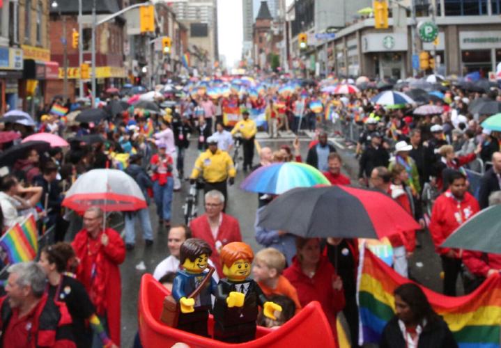 Meet the Lego duo travelling the world with Justin Trudeau