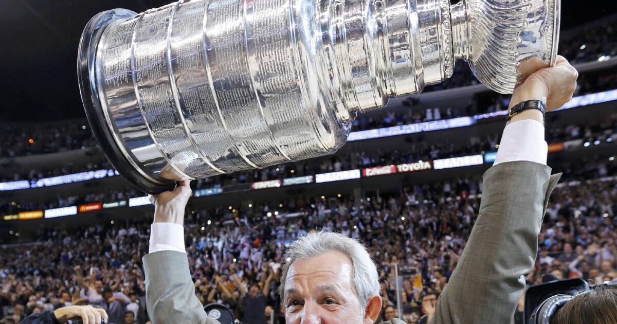 Los Angeles Kings coach Darryl Sutter finally gets to hoist the Stanley Cup