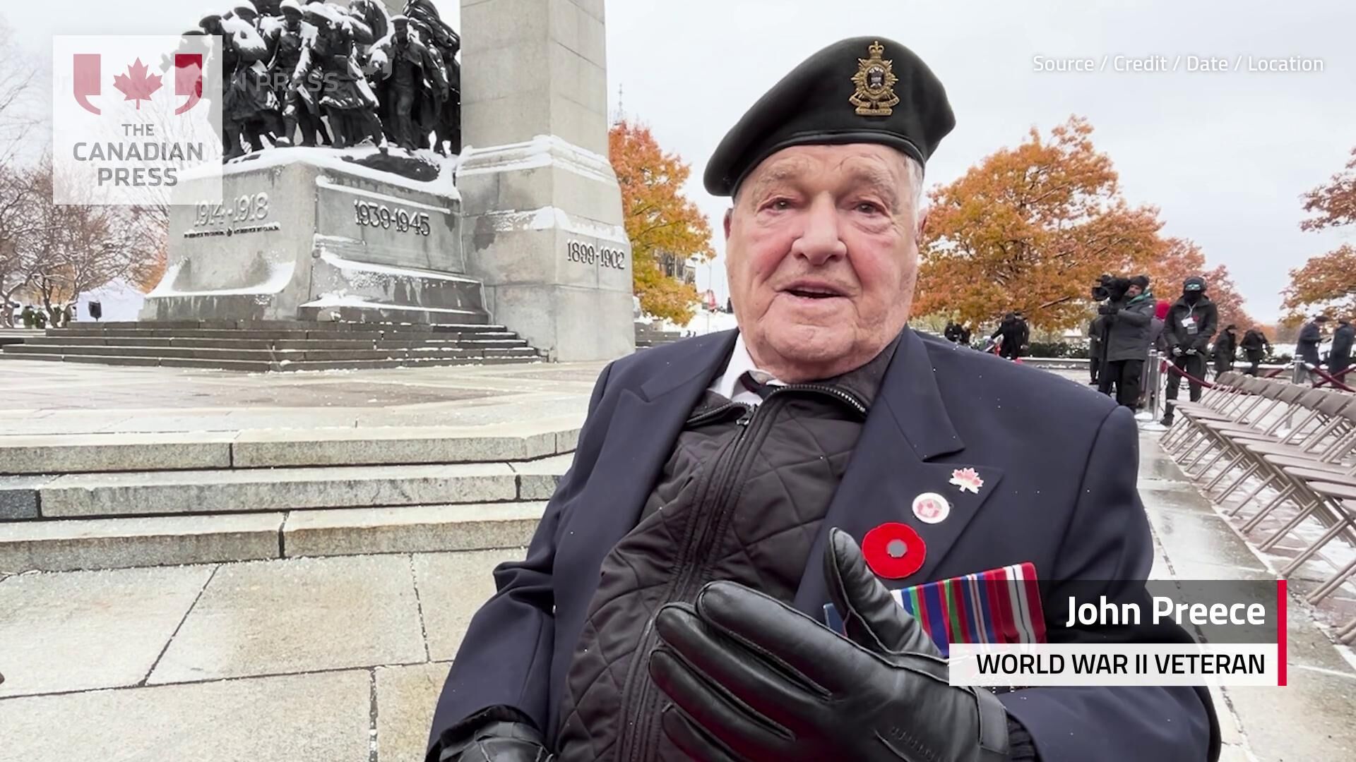 'Everybody's gone': Canadians mark sombre Remembrance Day as number of ...